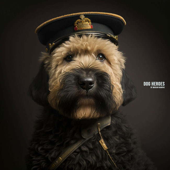 “Dog Heroes”: Photographer Creates Realistic AI-Portraits Of Dogs In ...
