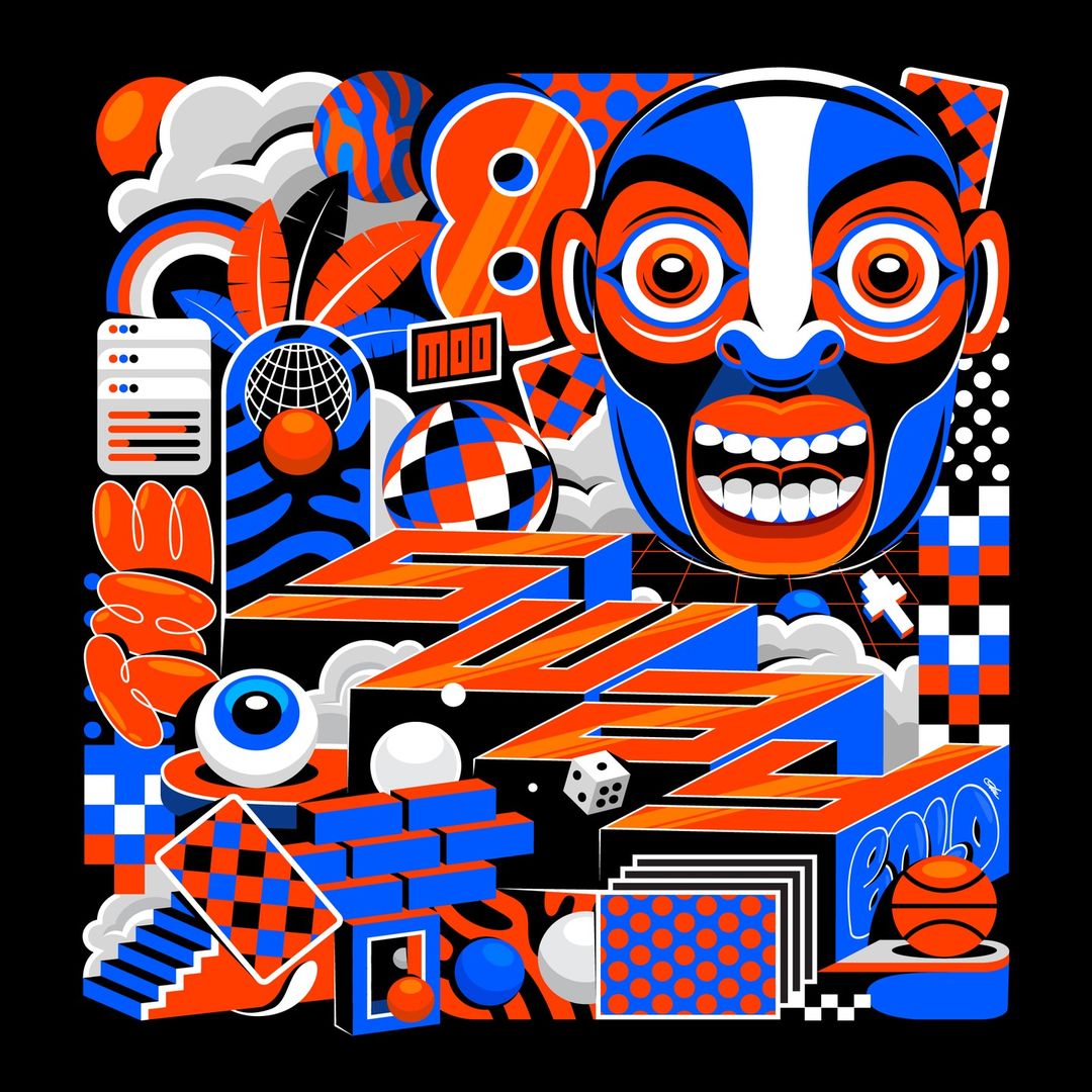 David Oku Creates Stunning Colorful Psychedelic Illustrations With a ...