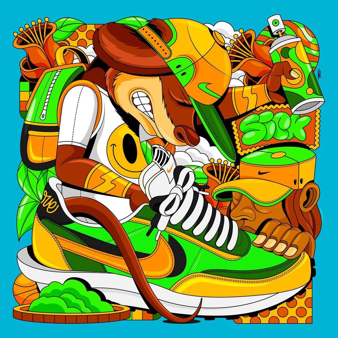 David Oku Creates Stunning Colorful Psychedelic Illustrations With a ...