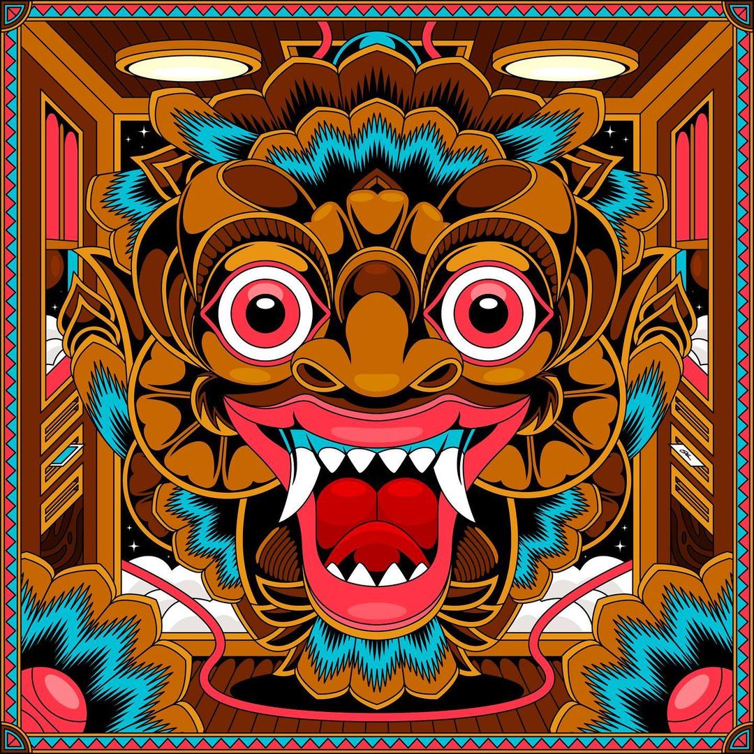 David Oku Creates Stunning Colorful Psychedelic Illustrations With a ...