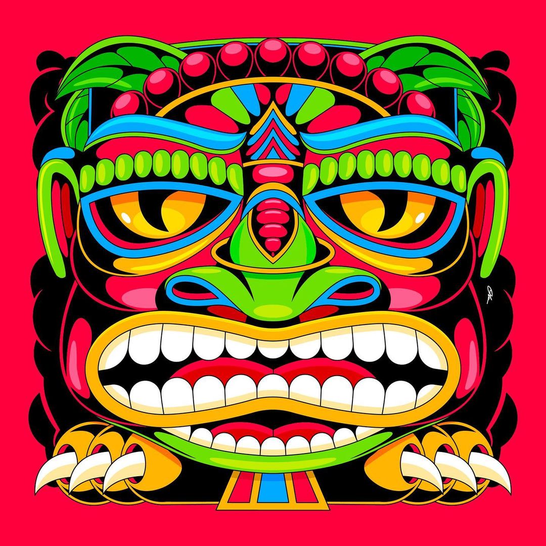 David Oku Creates Stunning Colorful Psychedelic Illustrations With a ...