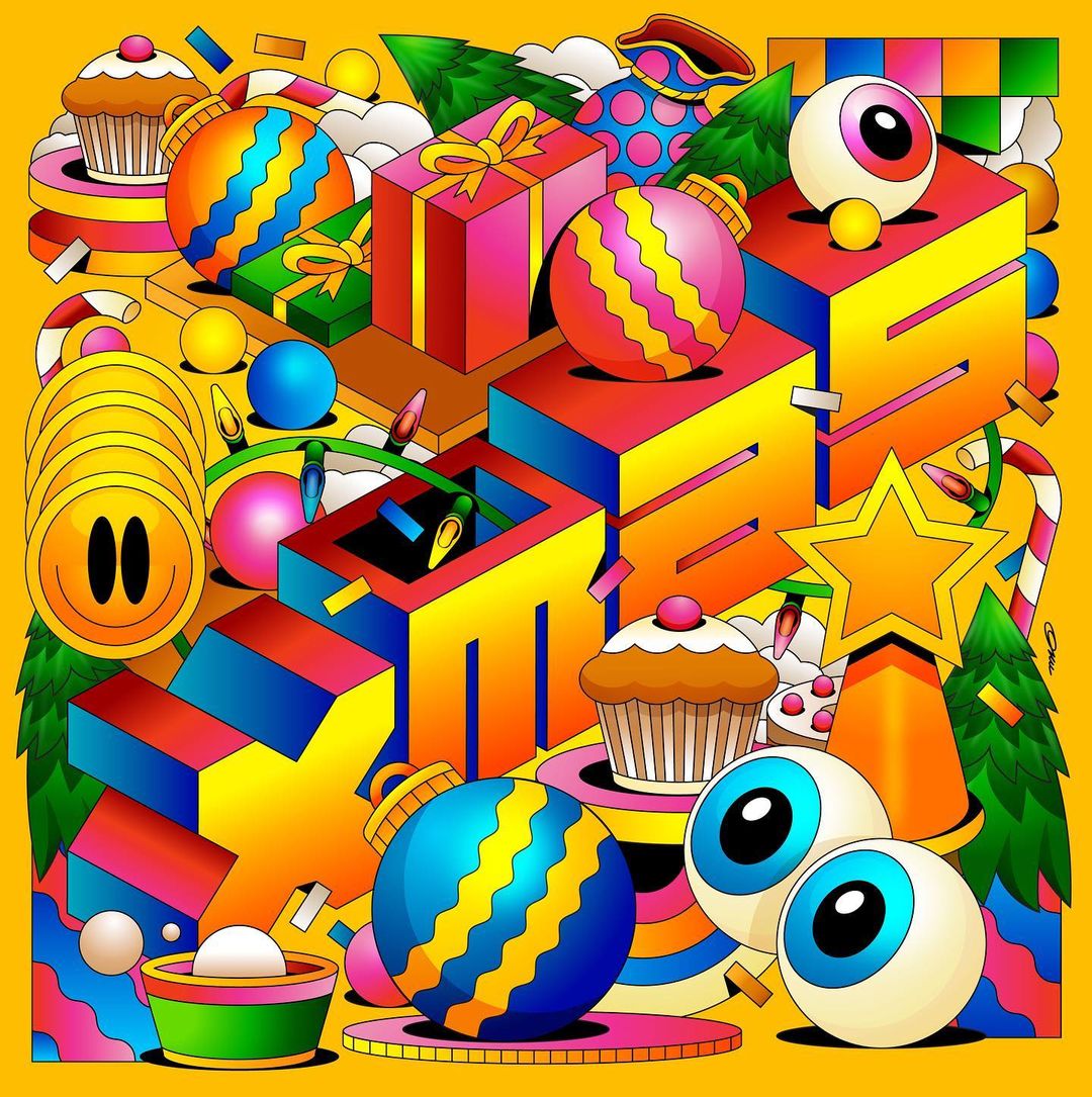 David Oku Creates Stunning Colorful Psychedelic Illustrations With a ...