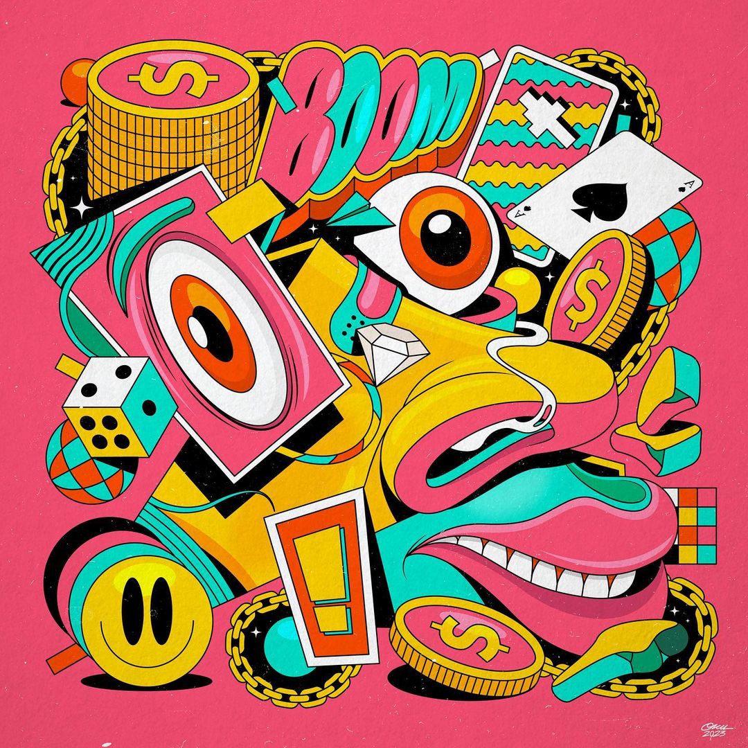 David Oku Creates Stunning Colorful Psychedelic Illustrations With a ...