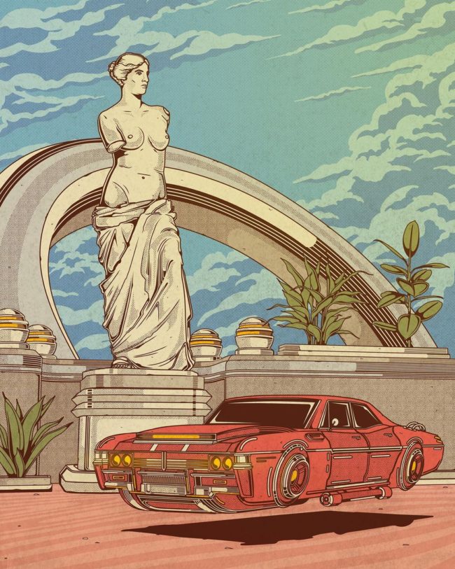 Orkhan Isayev’s Utopia Brings Cities to Life with Art Deco, Cyberpunk ...