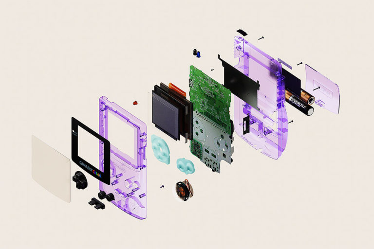 Matthew Gilbert’s Incredible 3D Model of the Nintendo Gameboy Color ...