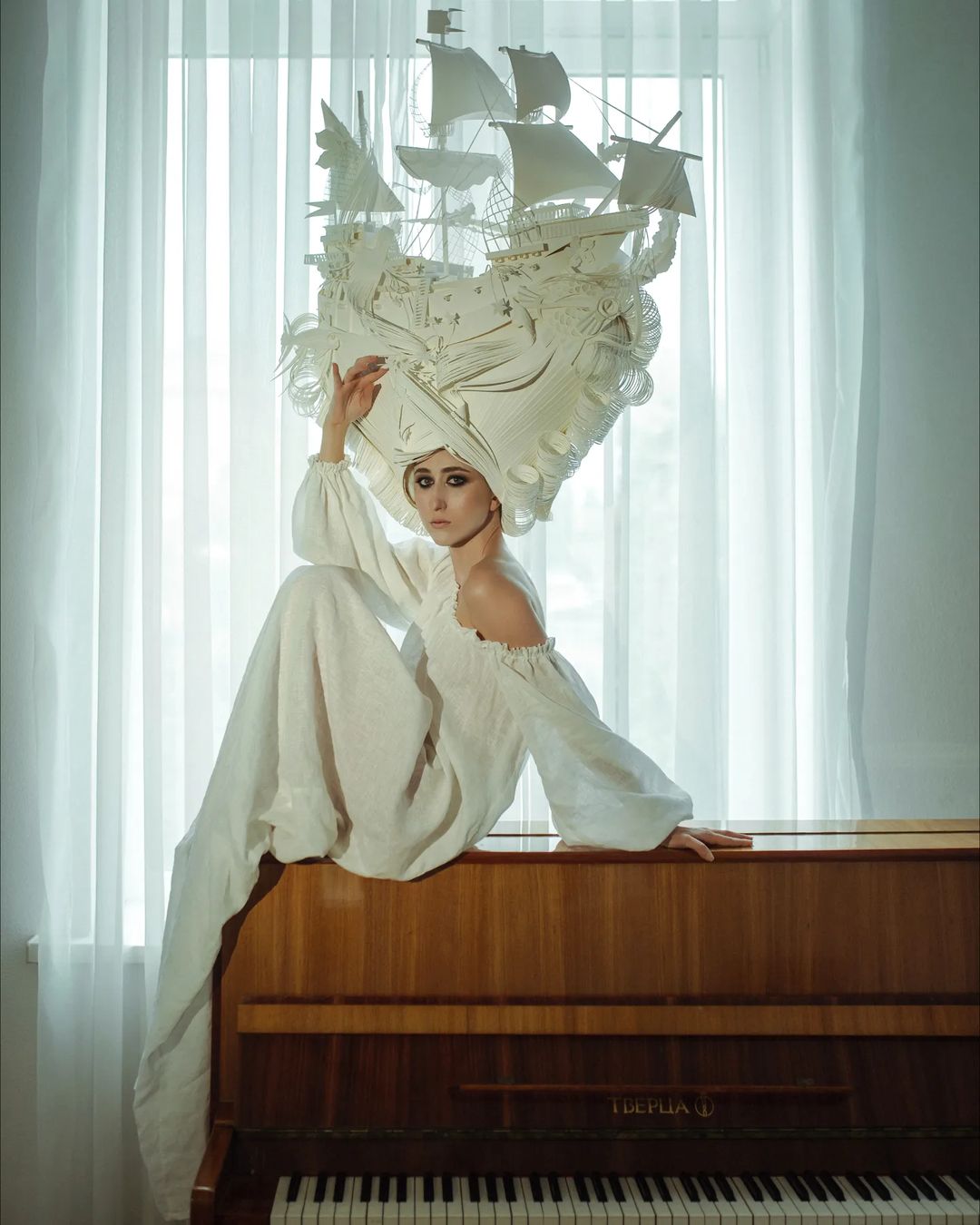 The Art of Paper Sculpture: Asya Kozina’s Breathtaking Headpieces ...