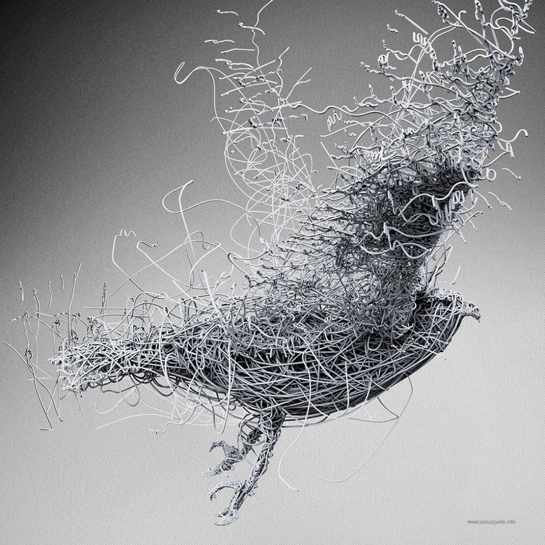 The Mesmerizing Abstract Silhouettes of Digital Artist Janusz Jurek ...