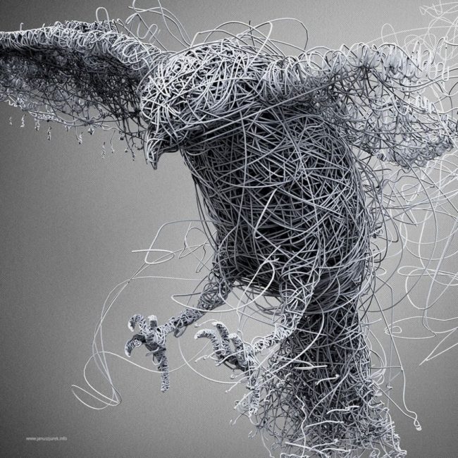 The Mesmerizing Abstract Silhouettes of Digital Artist Janusz Jurek ...