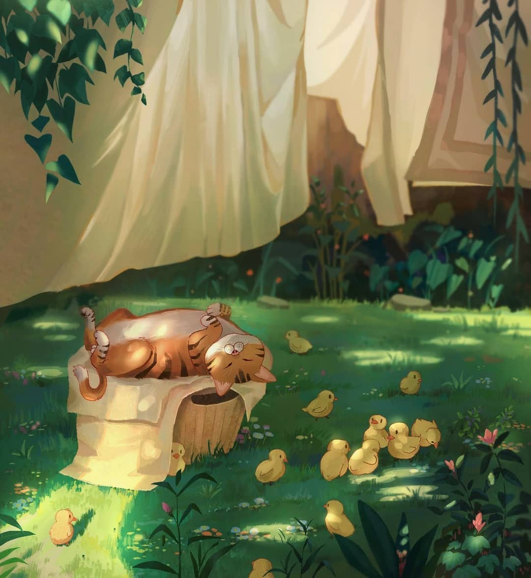 Authentic Beauty of Fevik’s Illustrations for ‘The Mother of the Red ...