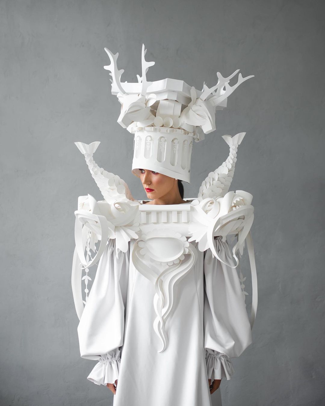 The Art of Paper Sculpture: Asya Kozina’s Breathtaking Headpieces ...