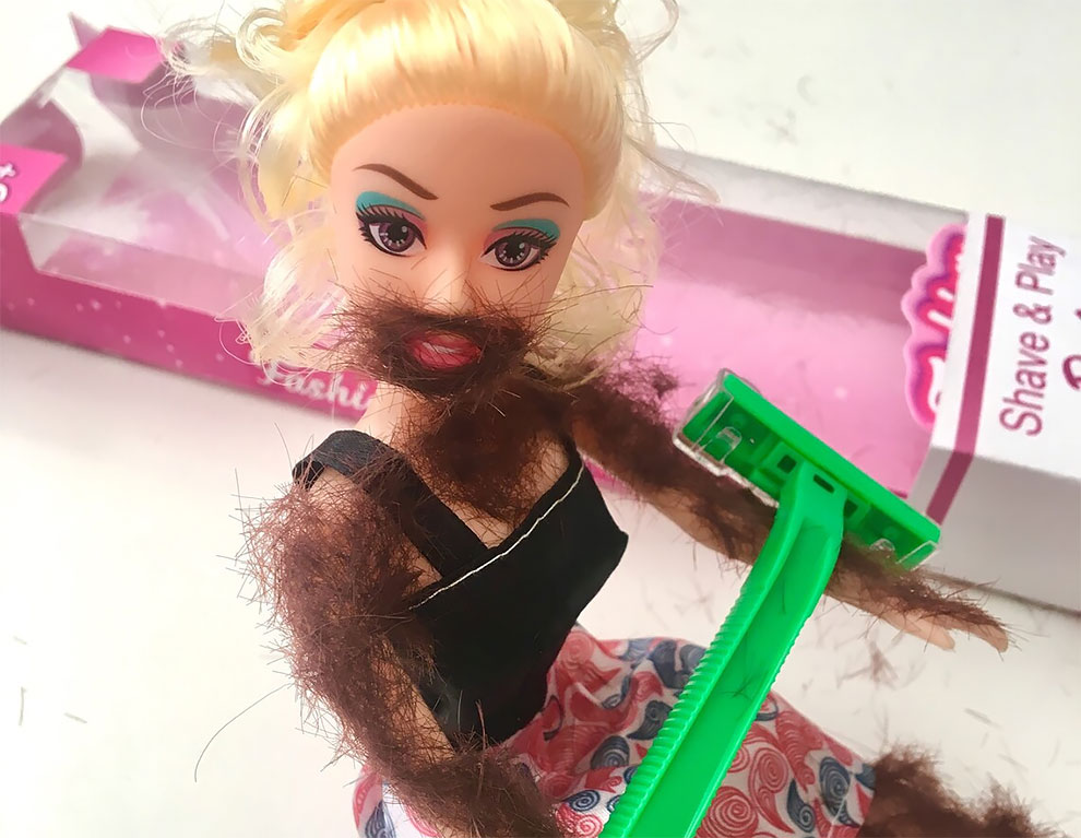 Introducing Borbie: The Shave And Play Barbie with Body Hair » Design ...