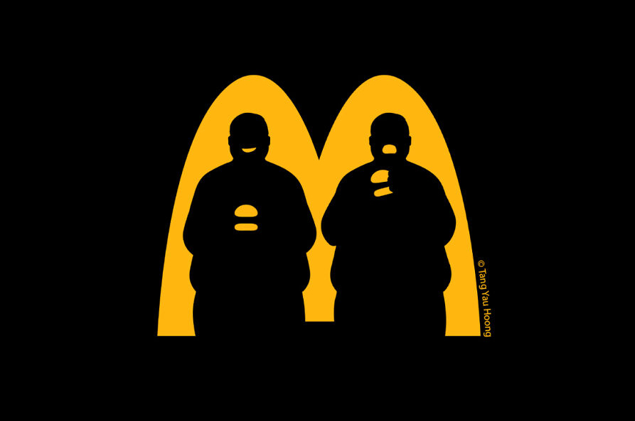 Illustrator Tang Yau Hoong Uses Negative Space to Create Conceptual Art ...