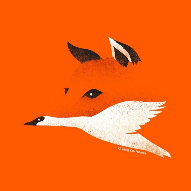 Illustrator Tang Yau Hoong Uses Negative Space to Create Conceptual Art ...