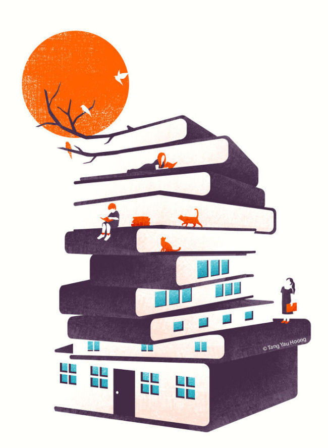 Illustrator Tang Yau Hoong Uses Negative Space to Create Conceptual Art ...