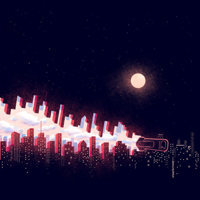 Illustrator Tang Yau Hoong Uses Negative Space to Create Conceptual Art ...