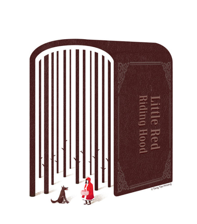 Illustrator Tang Yau Hoong Uses Negative Space to Create Conceptual Art ...