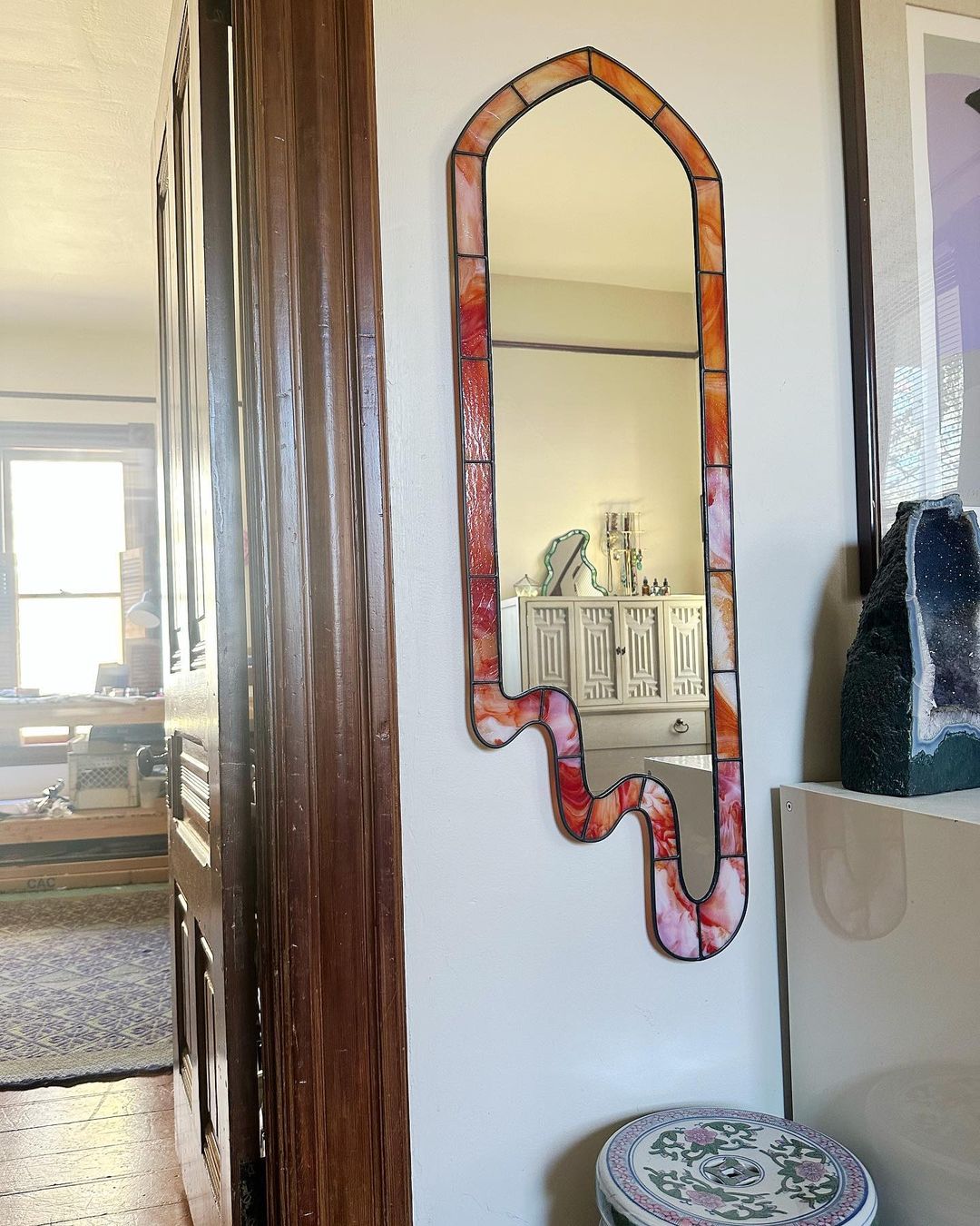 Elevate Your Mirror Selfie Game with These Psychedelic Stained Glass ...