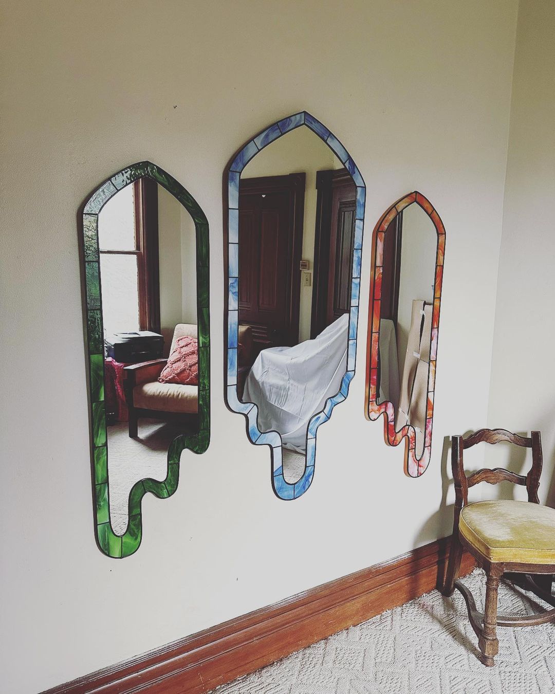 Elevate Your Mirror Selfie Game with These Psychedelic Stained Glass ...