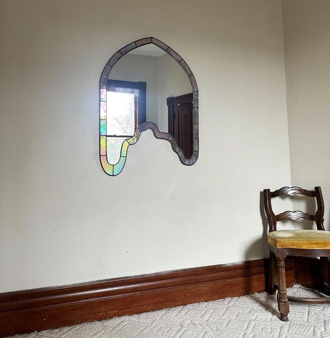 Elevate Your Mirror Selfie Game with These Psychedelic Stained Glass ...