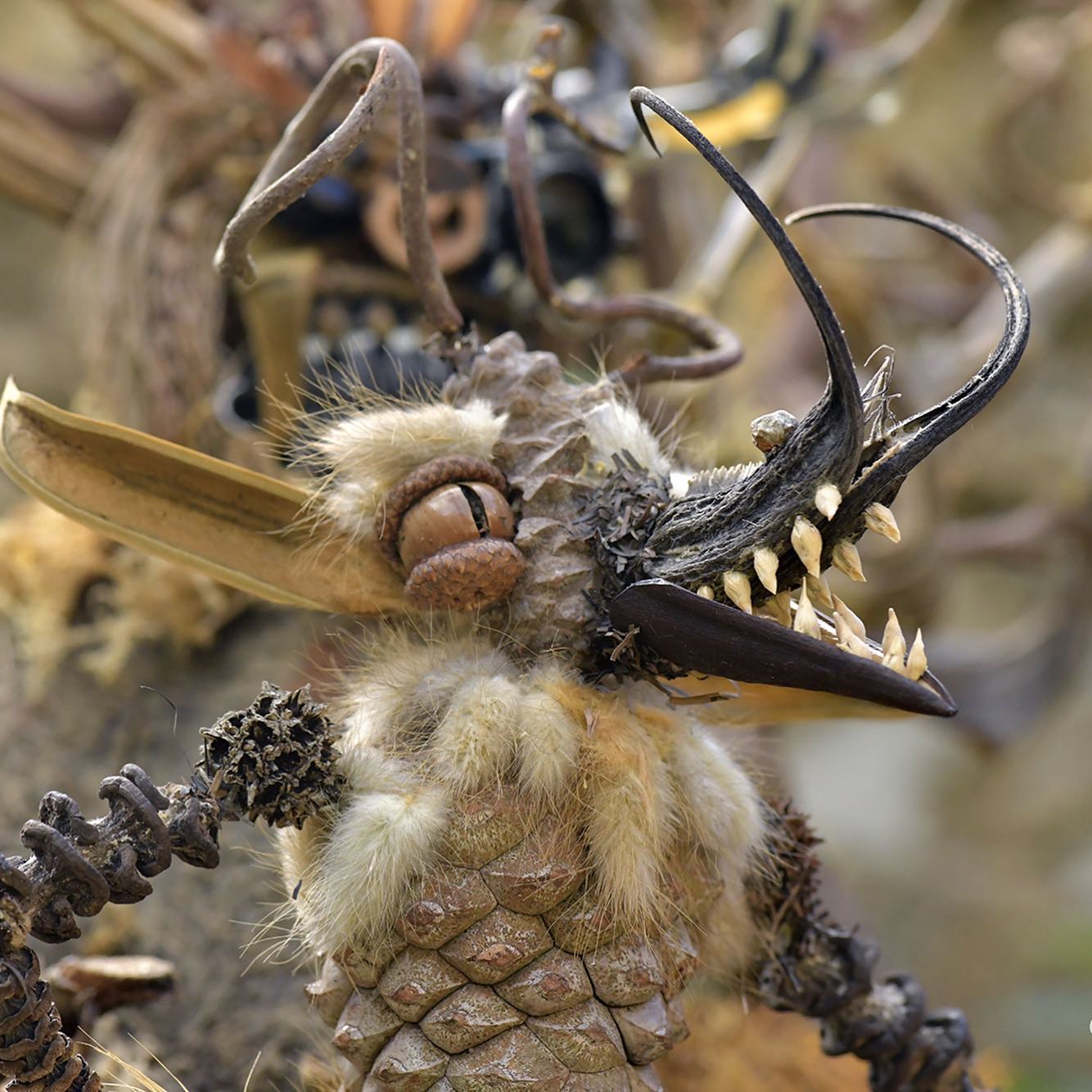 This Artist Crafts Tiny Forest Creatures from Natural Elements » Design ...