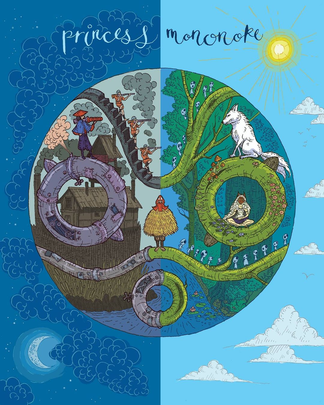 An Artist Creates Stunning Illustrations With Themes Of Life, Nature ...