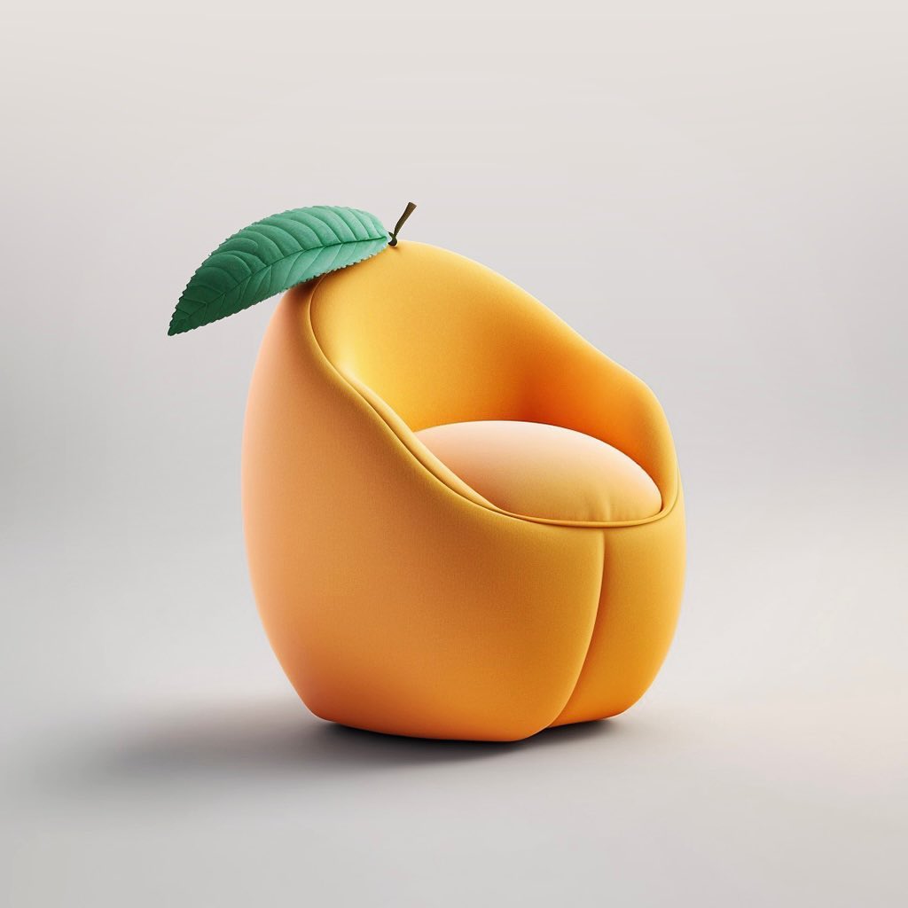 From Pineapples to Watermelons: Bonny Carrera’s AI-Generated Chairs ...