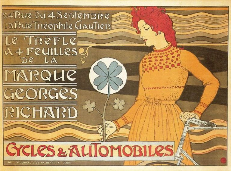 Art on Wheels: Exploring the Captivating World of 1890s French Bicycle ...