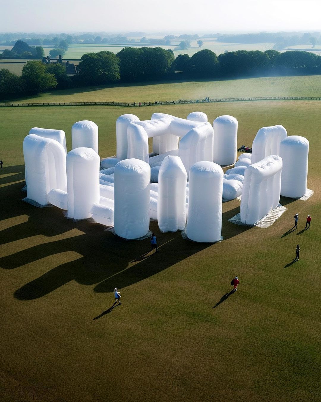 From Stonehenge to the Taj Mahal: Ai-Artist Envisions an Inflatable ...