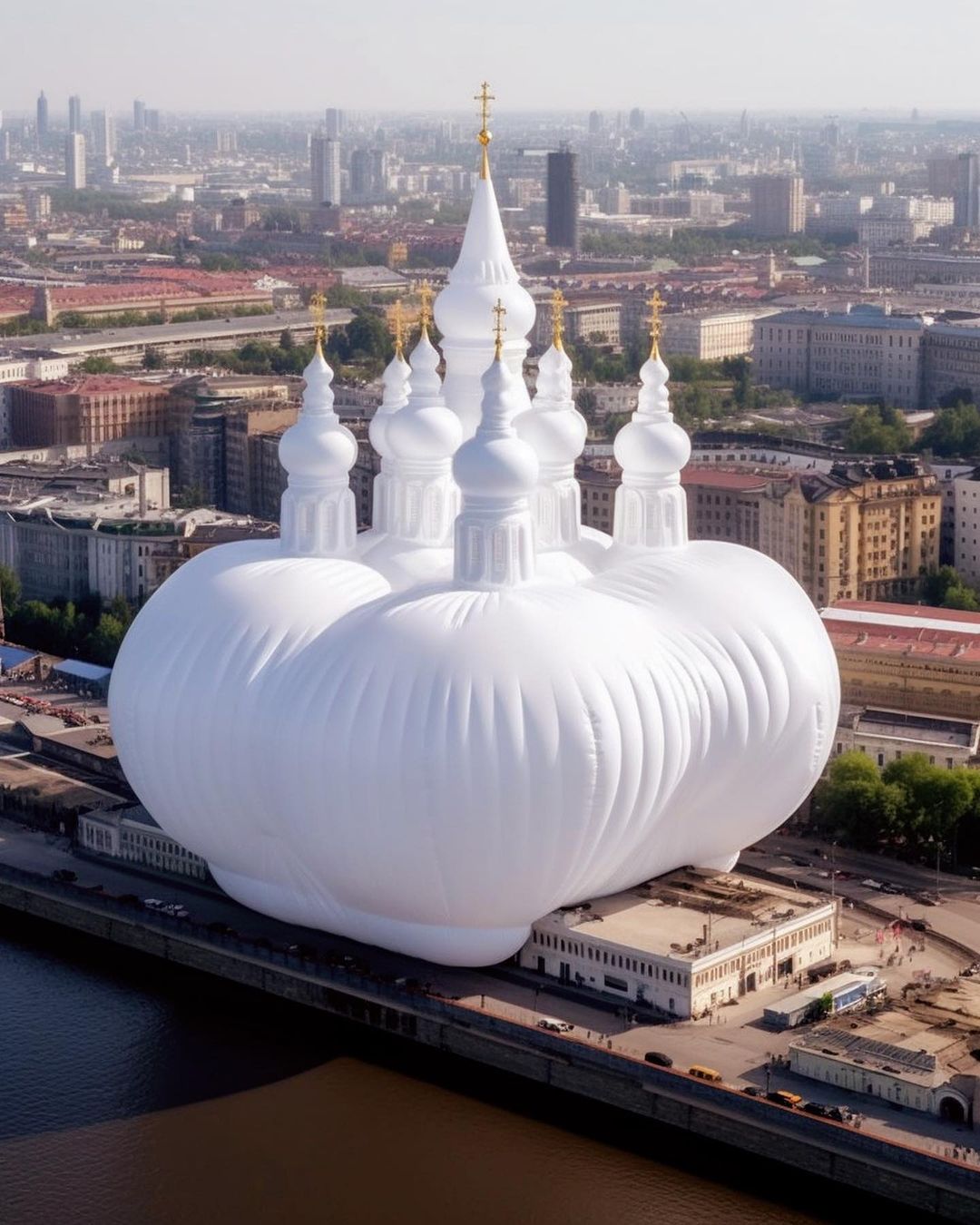 From Stonehenge to the Taj Mahal: Ai-Artist Envisions an Inflatable ...