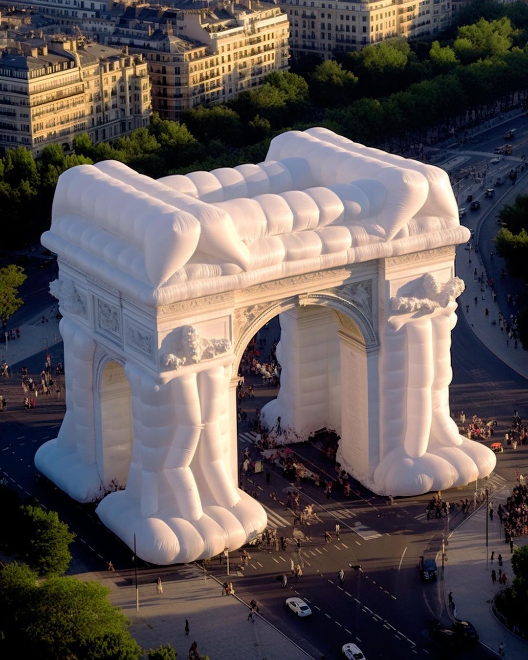 From Stonehenge to the Taj Mahal: Ai-Artist Envisions an Inflatable ...