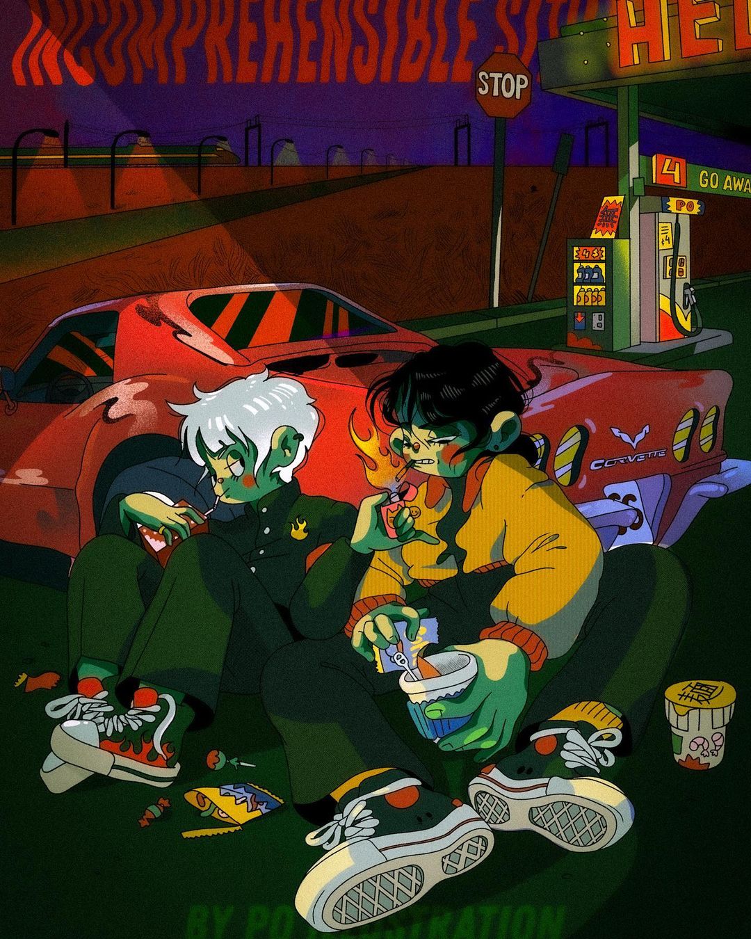 A Deep Dive into Polina Alexeenko’s Manga-Inspired Illustrations ...