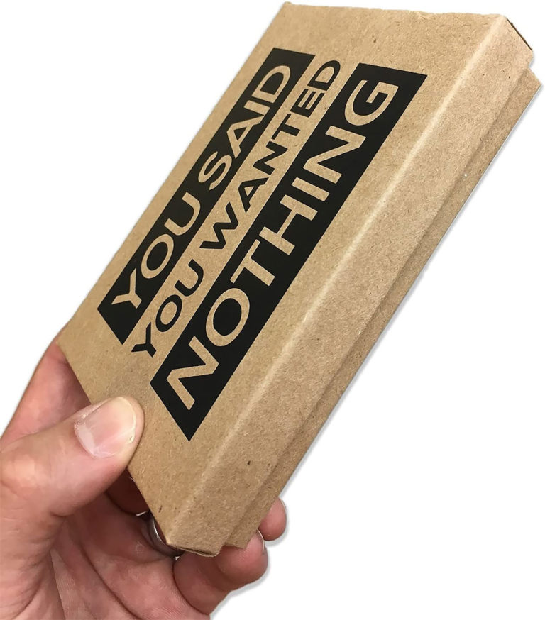 Introducing the Box of Nothing: The Perfect Gift for Those Who Want ...