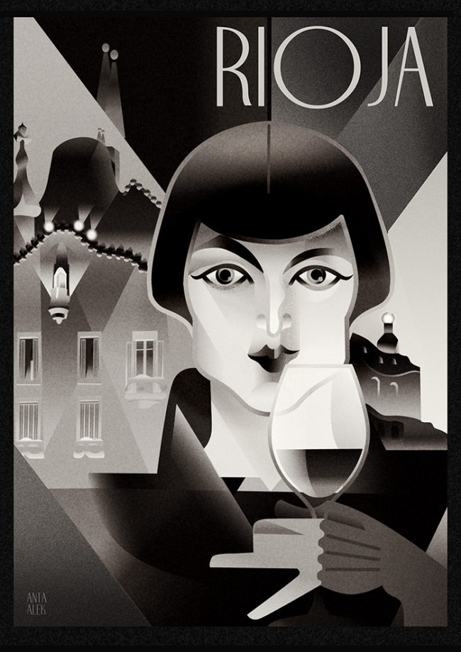 Retro Revival: The Art Deco-Inspired Illustrations of Anta Alek ...