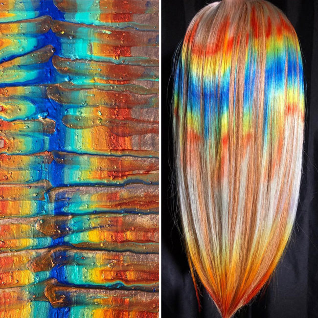 From Northern Lights to Rainbows: How Ursula Goff Transforms Hair into ...