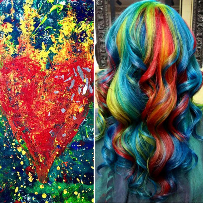 From Northern Lights to Rainbows: How Ursula Goff Transforms Hair into ...