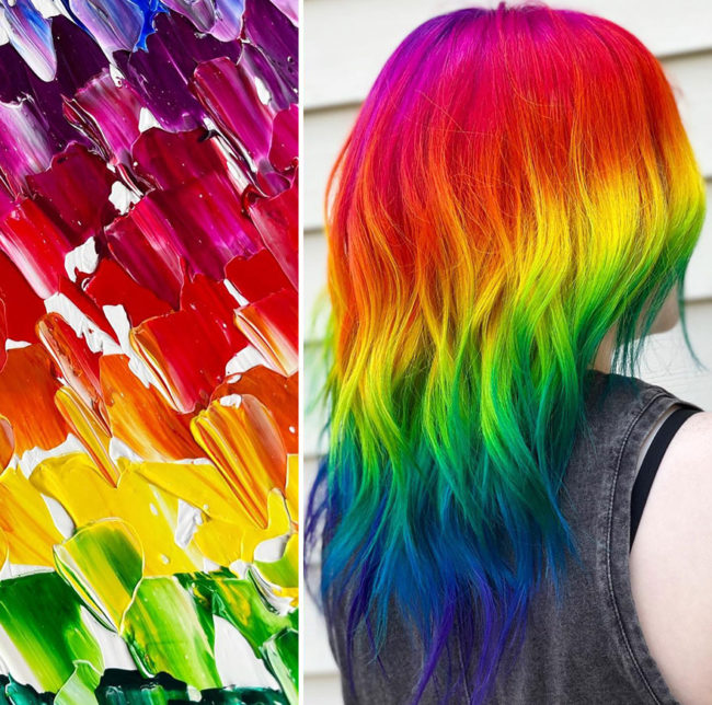 From Northern Lights to Rainbows: How Ursula Goff Transforms Hair into ...