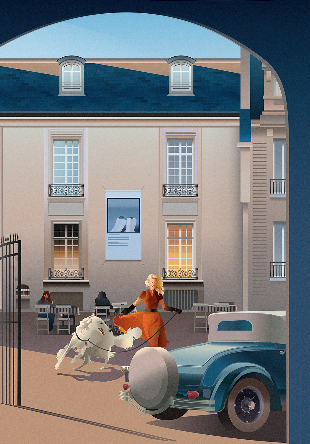 Retro Revival: The Art Deco-Inspired Illustrations of Anta Alek ...