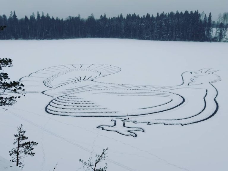 Frozen Masterpieces: Pasi Widgren’s Magical Animal Art on Lake ...