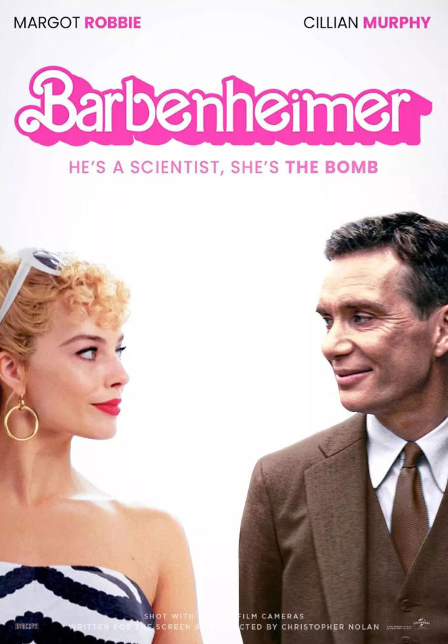 Barbenheimer: The Superb Movie Poster Mashups by Rahal Nejraoui ...