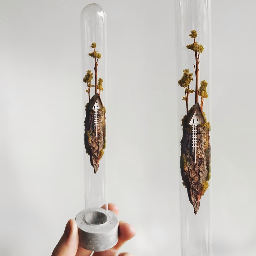 Meet Michael Davydov, The Artist Who Makes Tiny Fantasy Worlds Out of ...