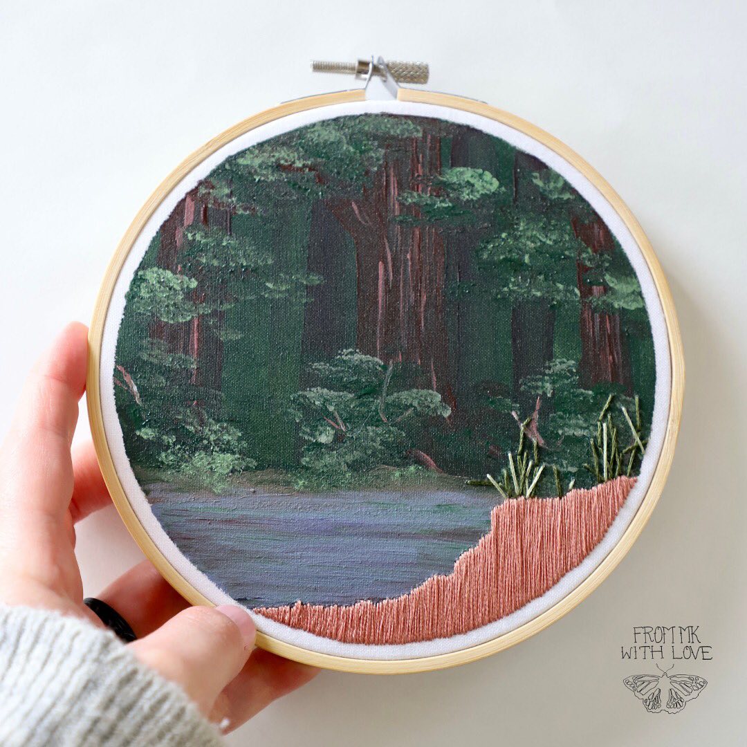 This Artist Creates Amazing Colorful Minimalistic Embroidery Art ...