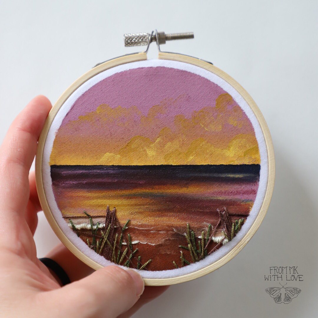 This Artist Creates Amazing Colorful Minimalistic Embroidery Art ...