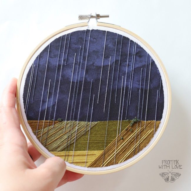 This Artist Creates Amazing Colorful Minimalistic Embroidery Art ...
