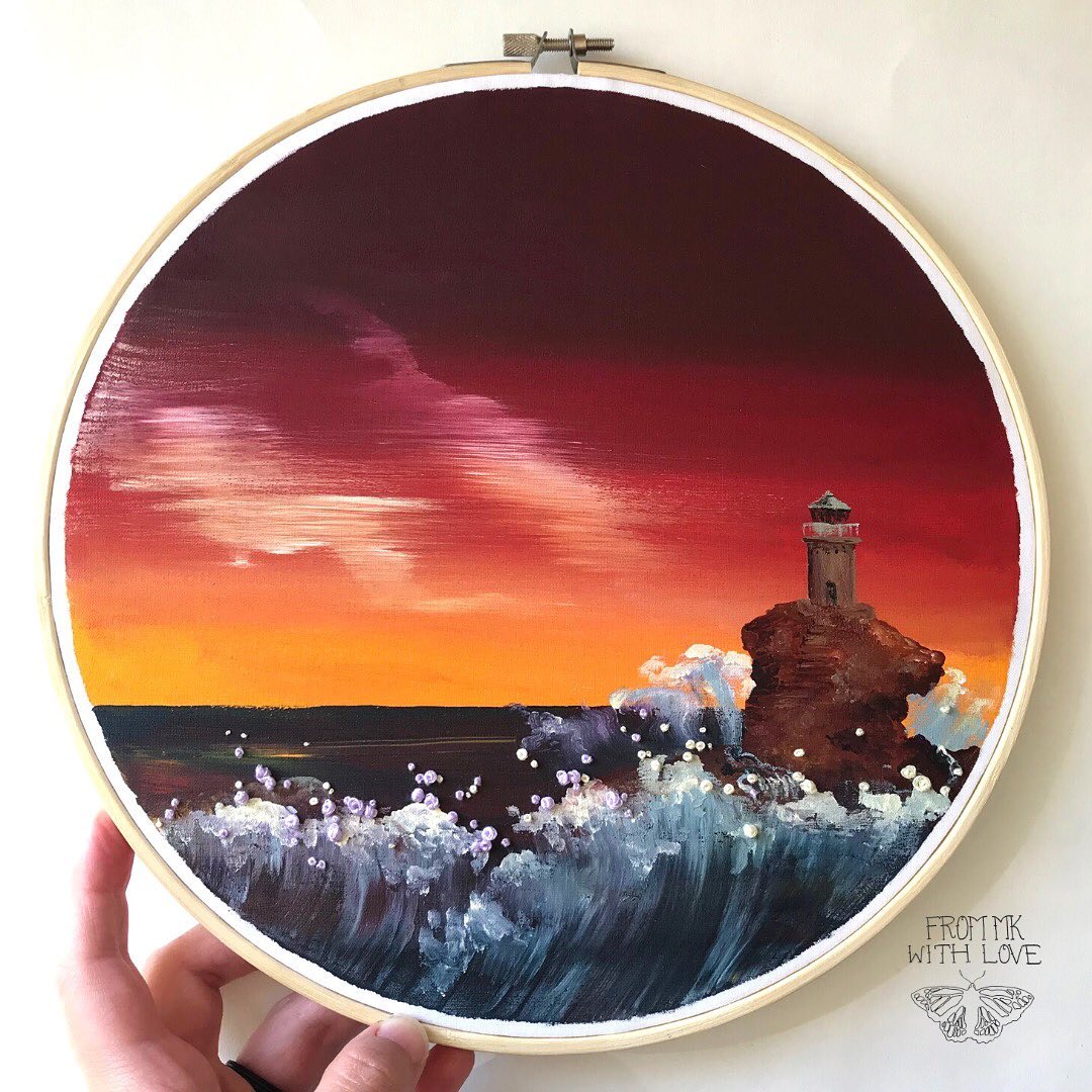 This Artist Creates Amazing Colorful Minimalistic Embroidery Art ...