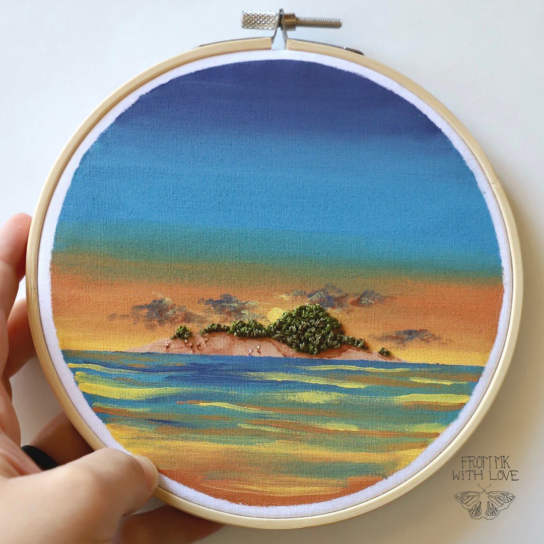 This Artist Creates Amazing Colorful Minimalistic Embroidery Art ...