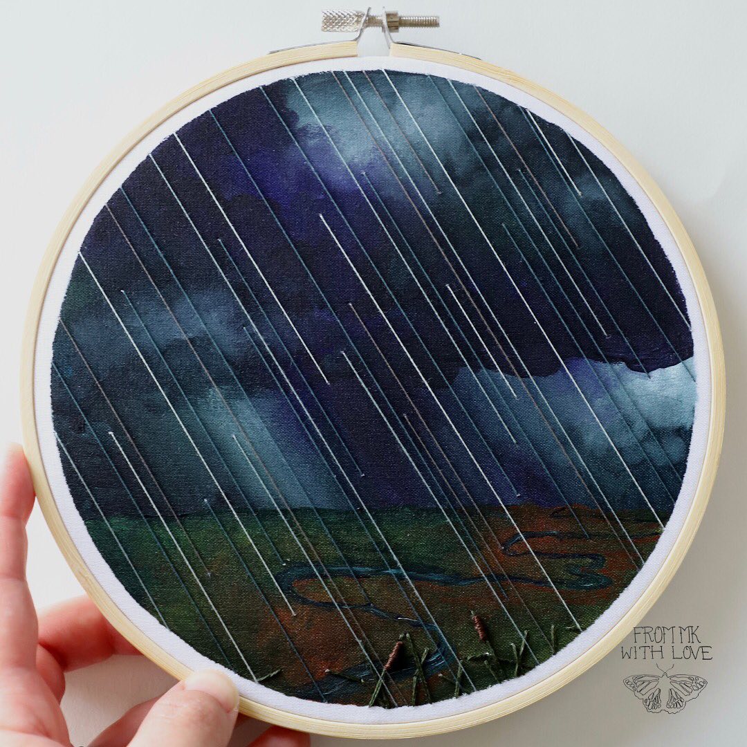 This Artist Creates Amazing Colorful Minimalistic Embroidery Art ...