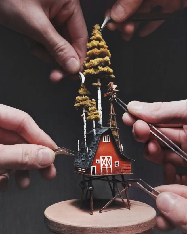 Meet Michael Davydov, The Artist Who Makes Tiny Fantasy Worlds Out of ...