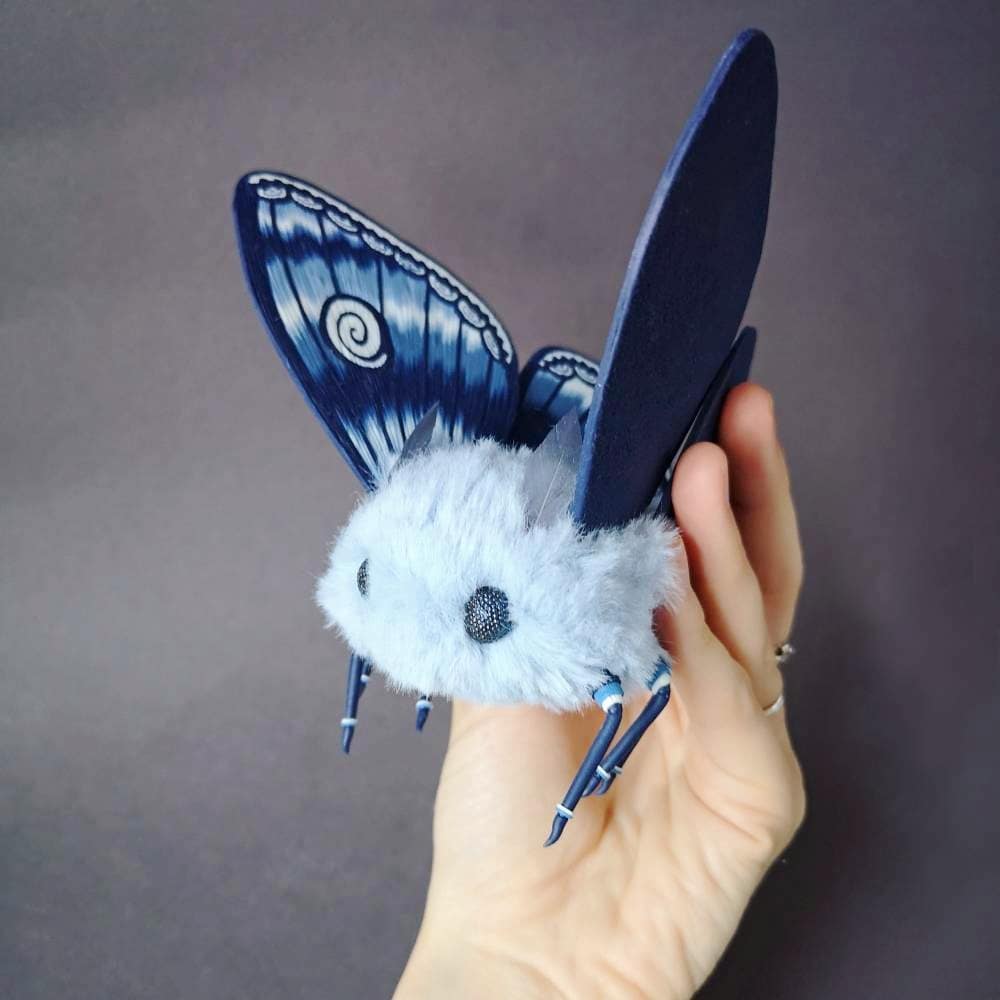 Artist Makes Tiny Fantasy Moth Dolls That Are Completely Handmade ...