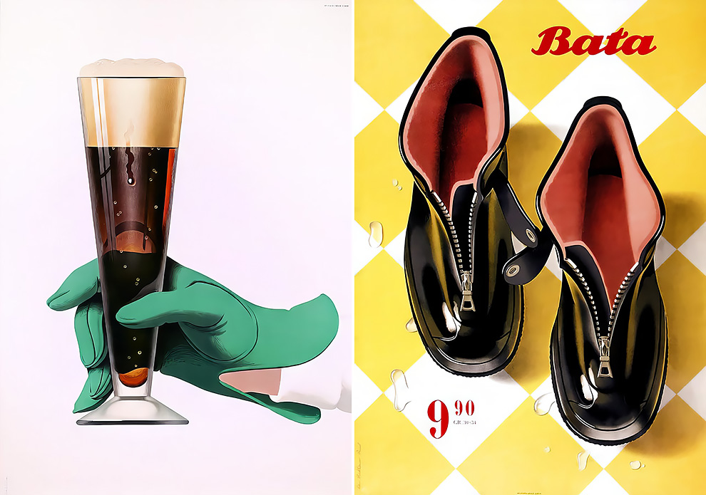 The Superb Minimalist Advertising Vintage Posters Designed by Peter ...