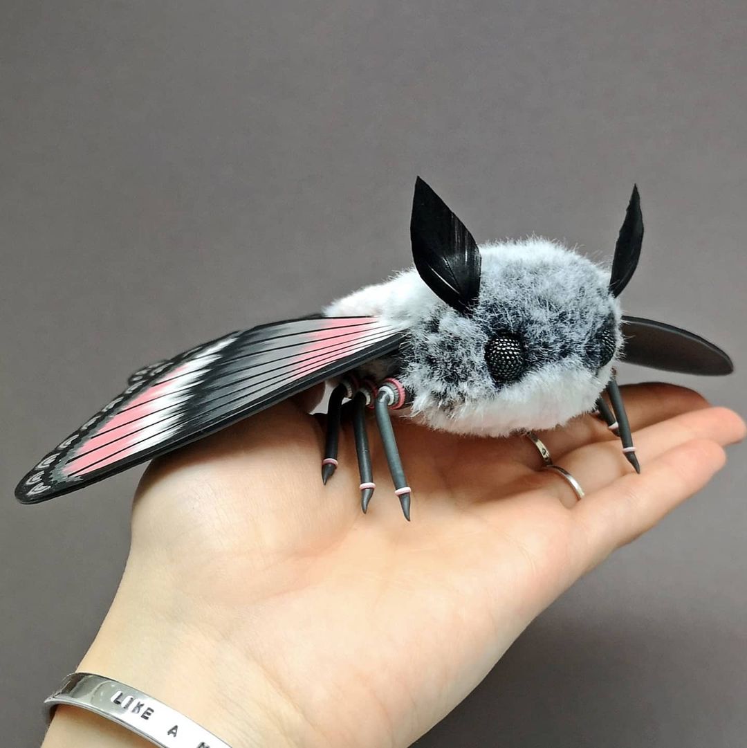 Artist Makes Tiny Fantasy Moth Dolls That Are Completely Handmade ...